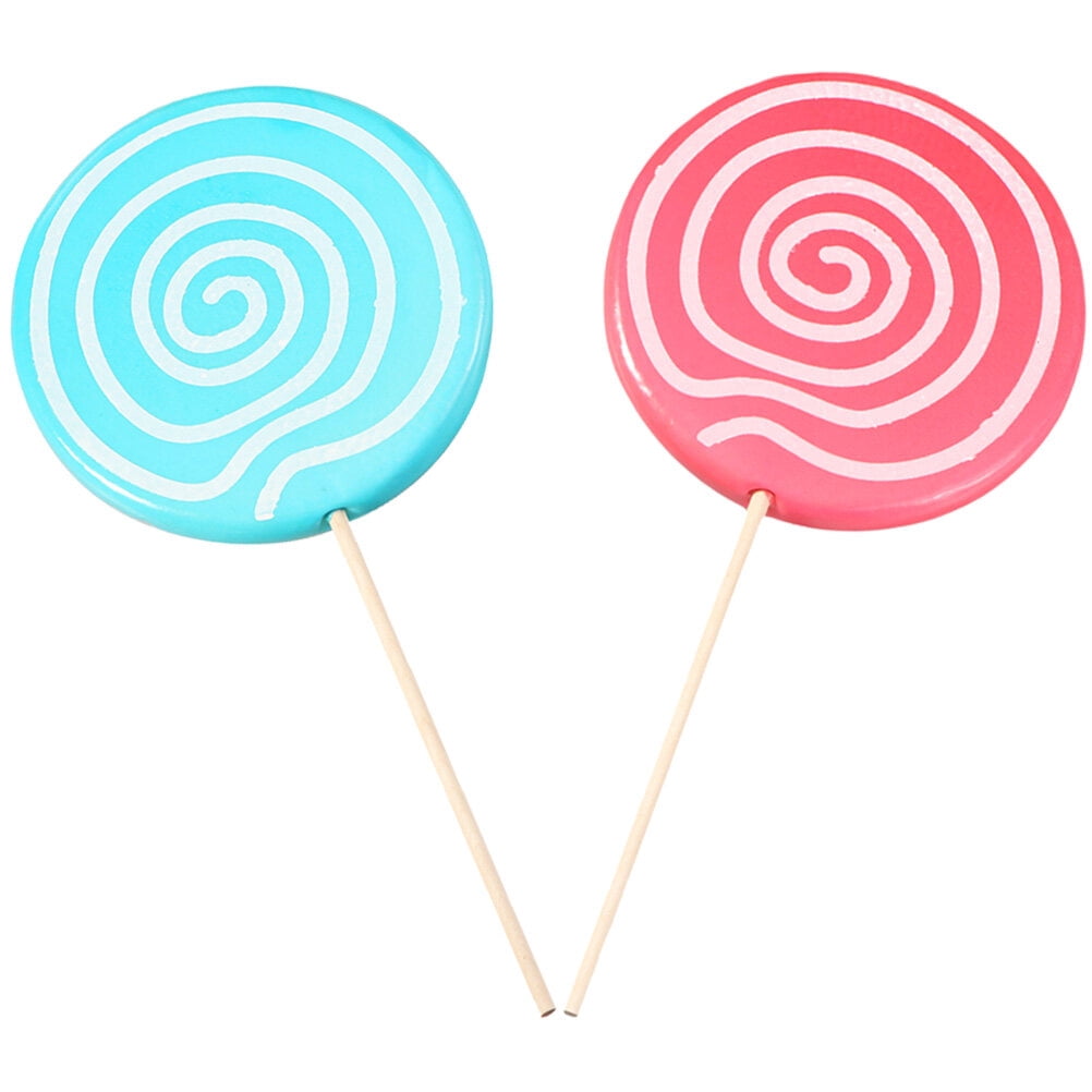 HOMEMAXS 10 Pcs Lollipop Model Adornment Fake Food Theme Photo Prop ...