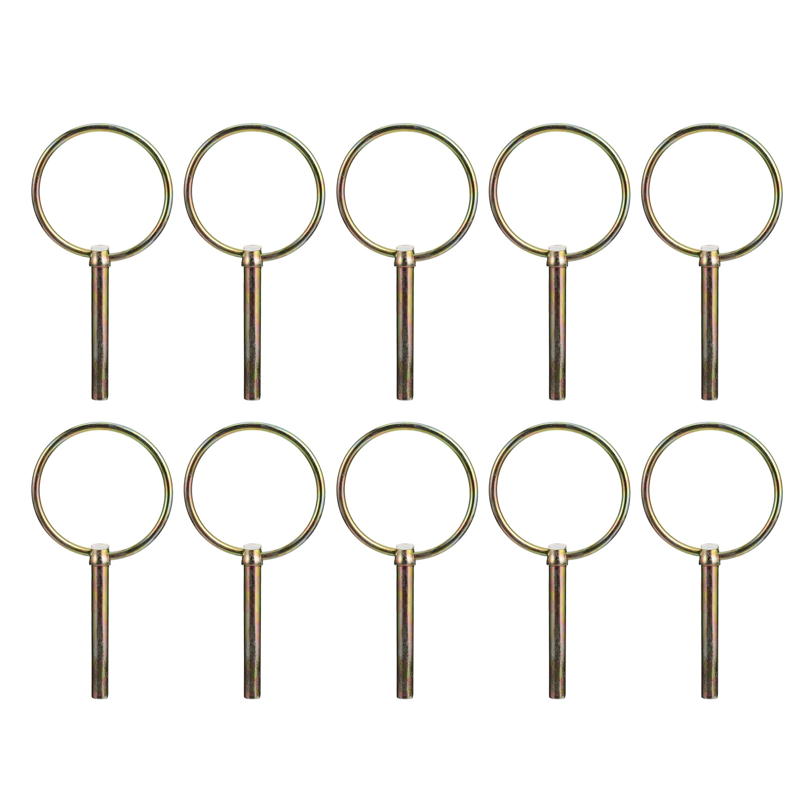 HOMEMAXS 10 Pcs Lynch Pin Linch Pin with Ring Heavy Duty Lynch Pin for ...