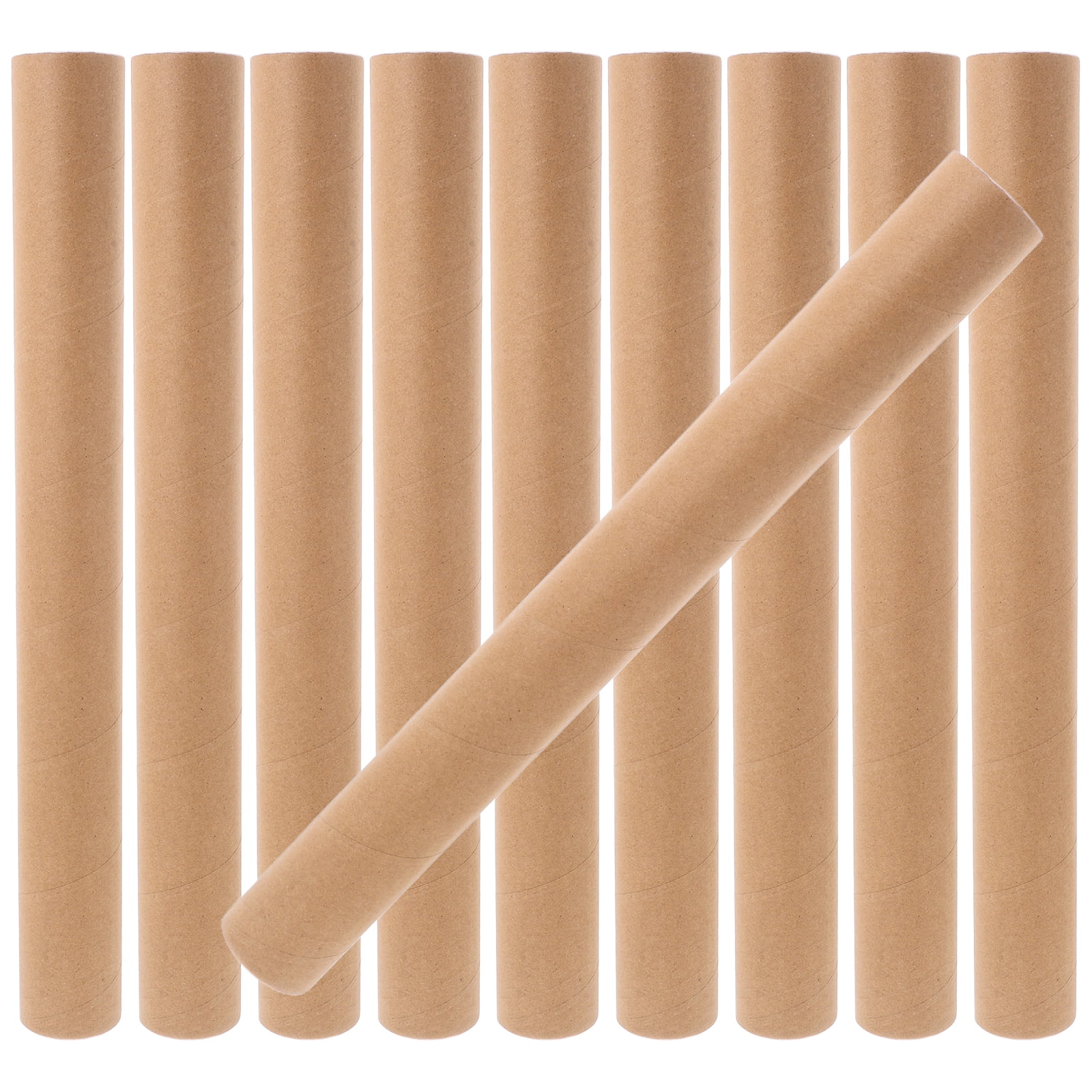 HOMEMAXS 10 Pcs Mailing Tubes With Caps Posters Packaging Tubes Round ...