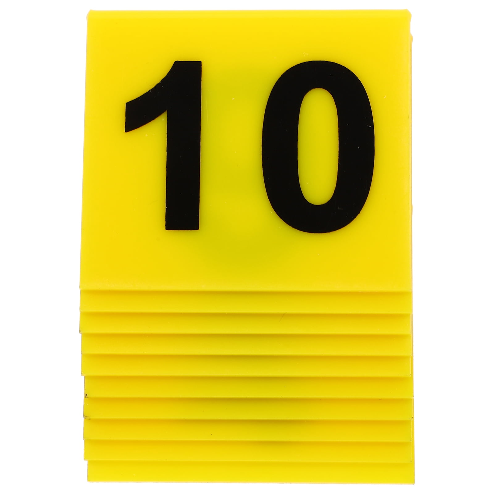 10 Pcs Markers Table Card Banquet Dining Room 6.50X5.70X4.80CM Black ...