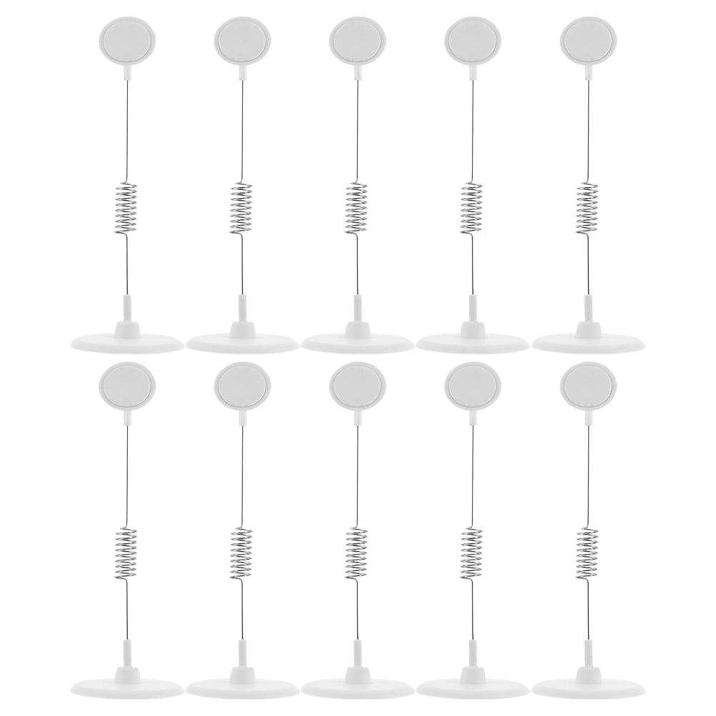 White Price Tag Folder Clamps for Holding Use Made of Stainless Steel ...