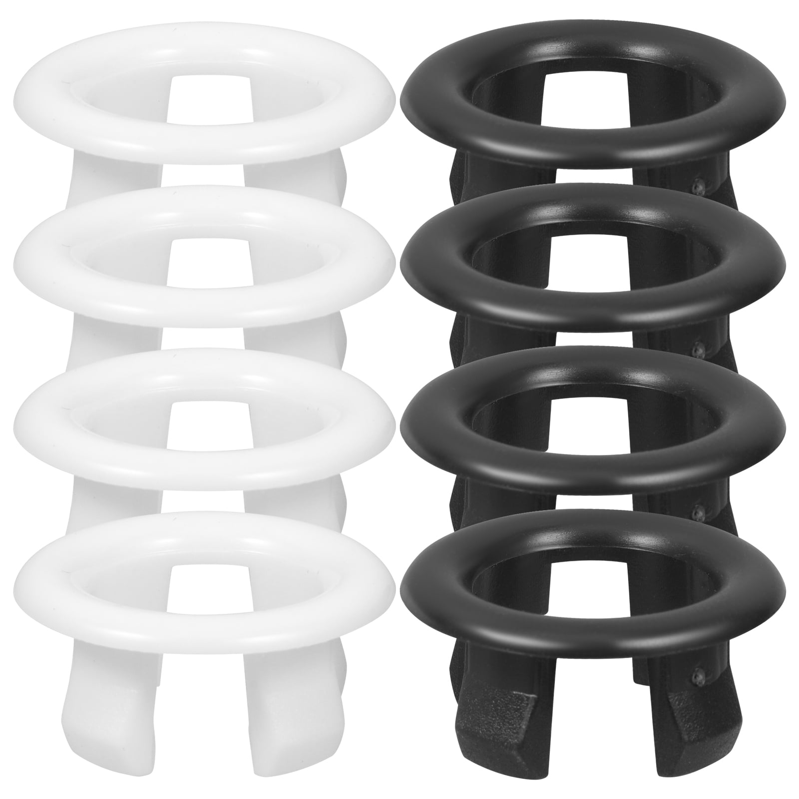 HOMEMAXS 10 Pcs Overflow Ring Shower Drain Plug Sink Basin Trim Cover ...