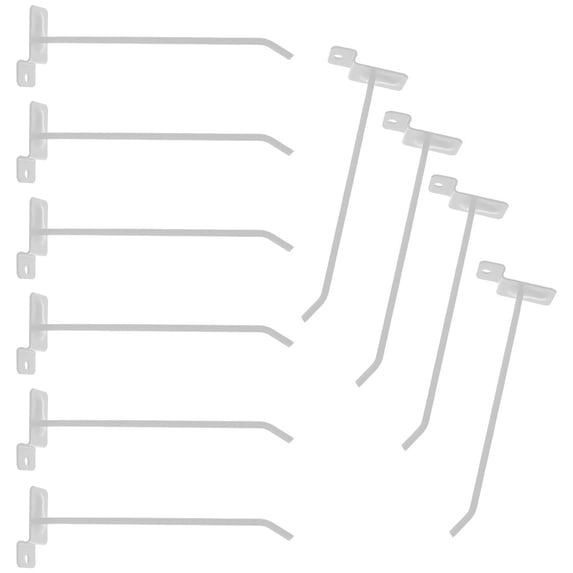 HOMEMAXS 10 Pcs Peg Board Tool Utility Hooks Supermarket Shelf Hangers ...