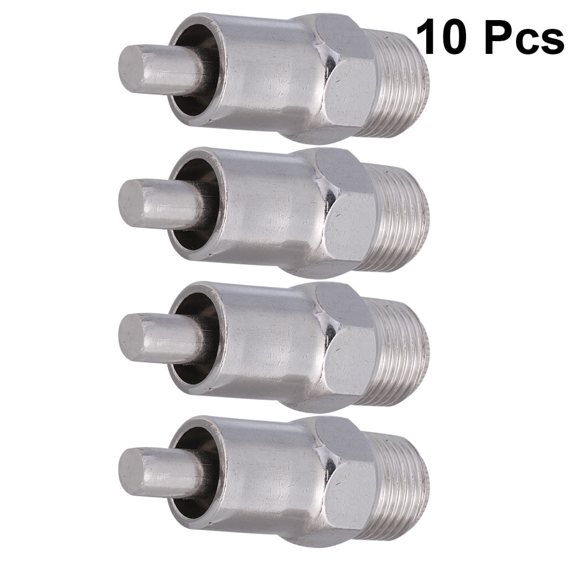 Stainless Steel Pig Nipple Drinker Set Silver 10pcs Each Effectively ...