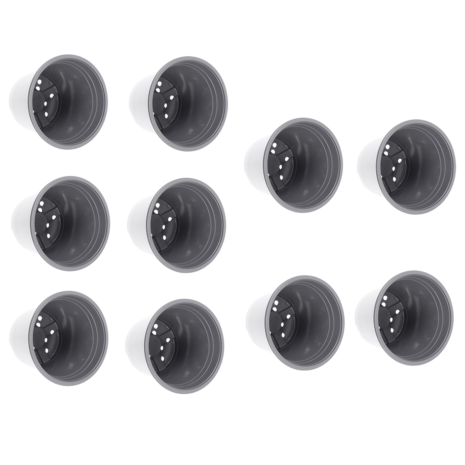 HOMEMAXS 10Pcs Breathable Balanced Drainage Plastic Gardening Pots for ...