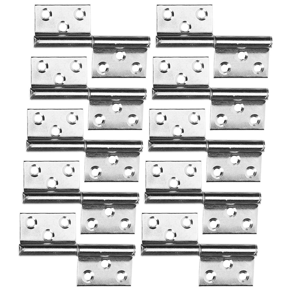 HOMEMAXS 10 Pcs Removable Door Hinge Hinges Outdoor Doors Travel Silver ...