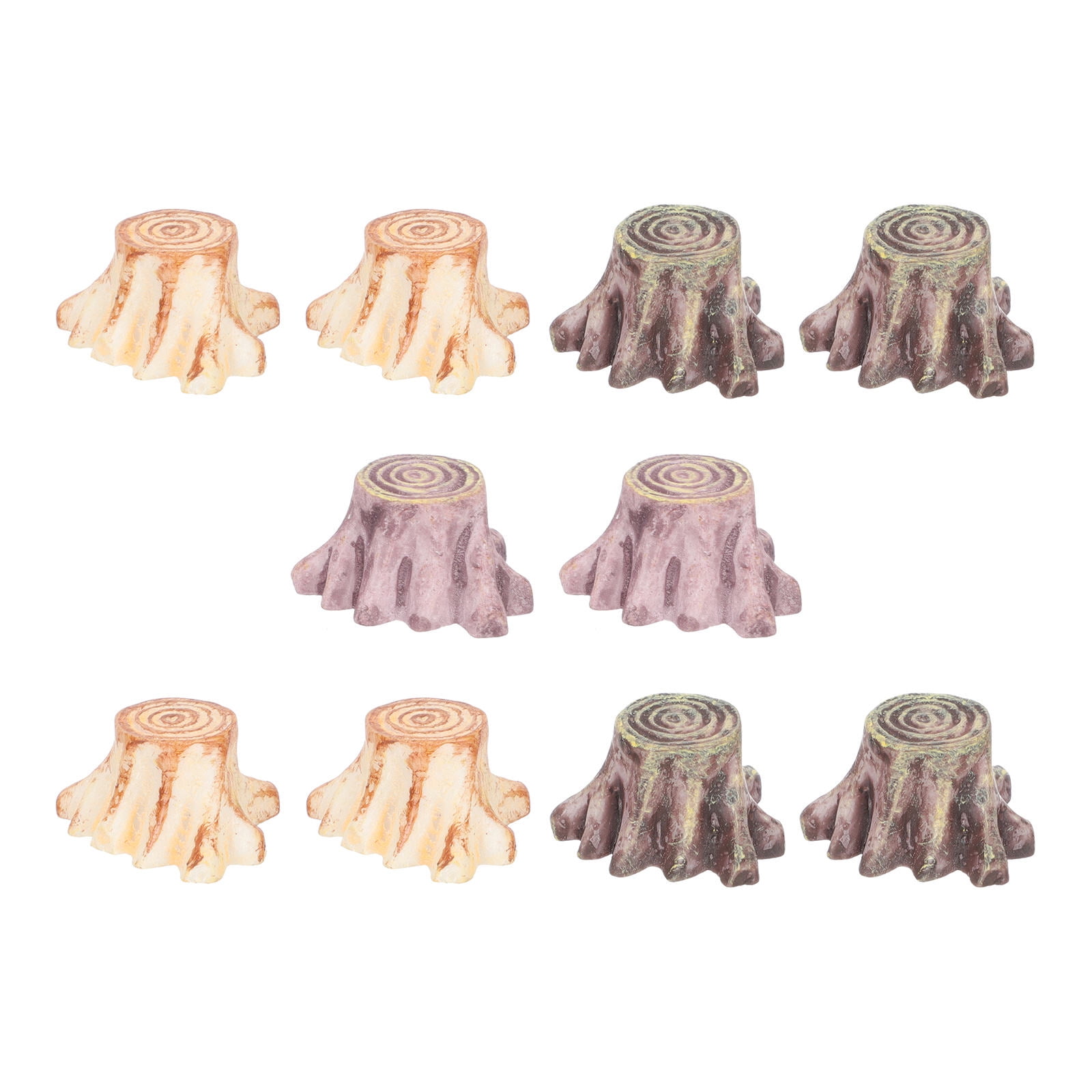 10 Pcs Small Tree Stump for Decoration Terrarium Accessories - Walmart.com