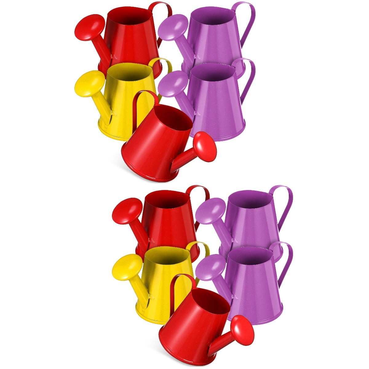 HOMEMAXS 10 Pcs Small Watering Can Iron Metal Garden Watering Bucket ...