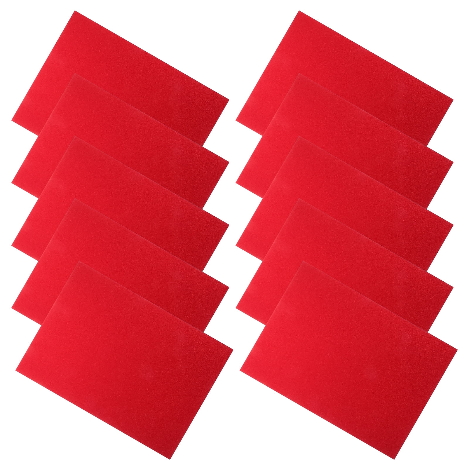 HOMEMAXS 10 Pcs Sparkly Paper Glitter Cardstock A4 Flash Red Decorative ...