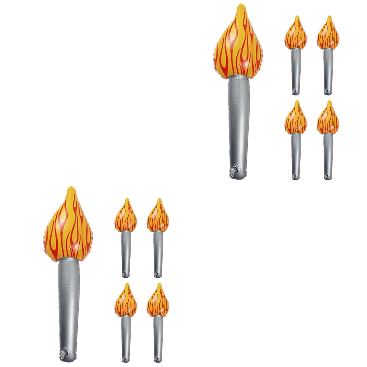 10 Pcs Sports Themed Torch Shaped Balloon PVC Sports Party Balloons ...