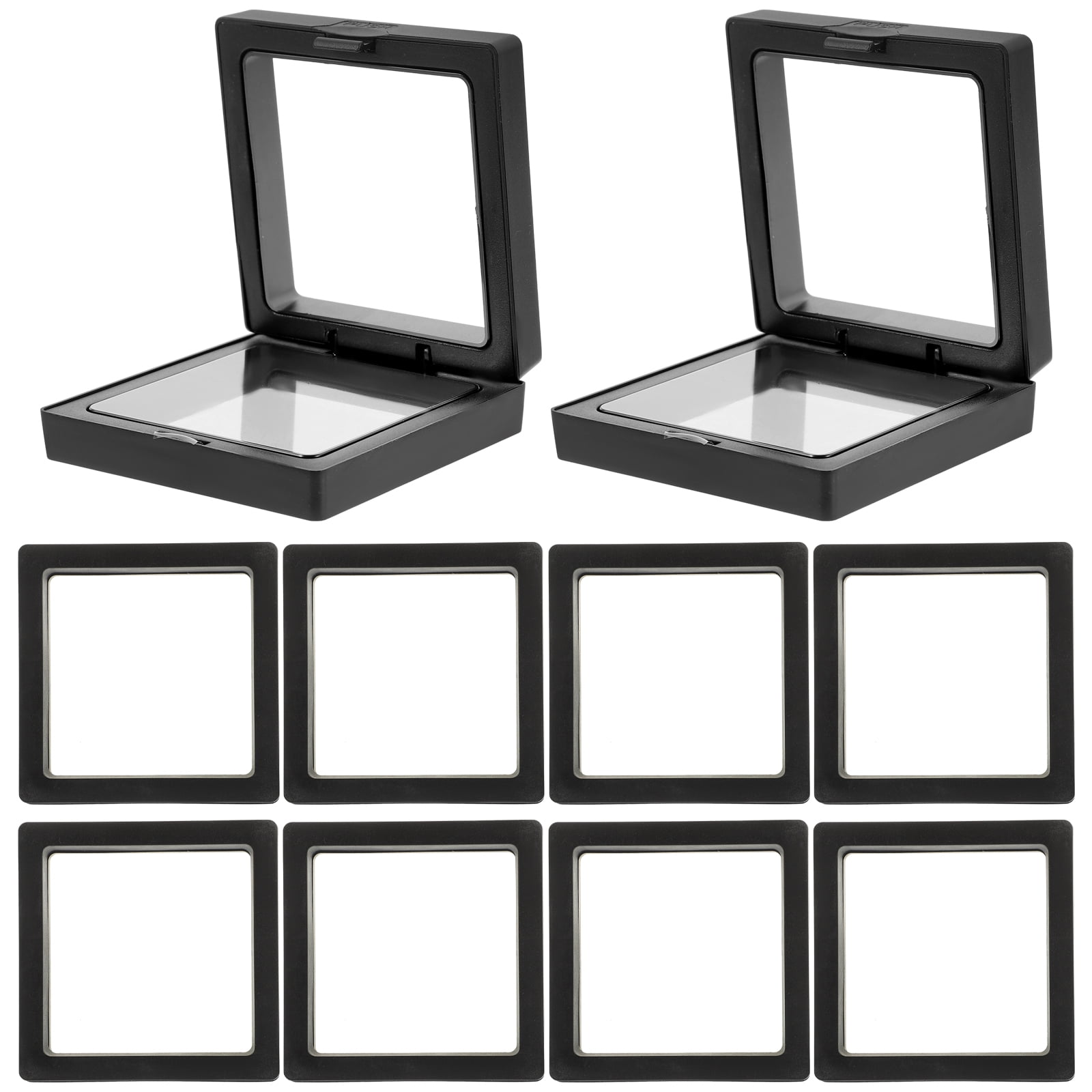 HOMEMAXS 10 Pcs Transparent Retro Jewelry Box Display Stand Rack ...