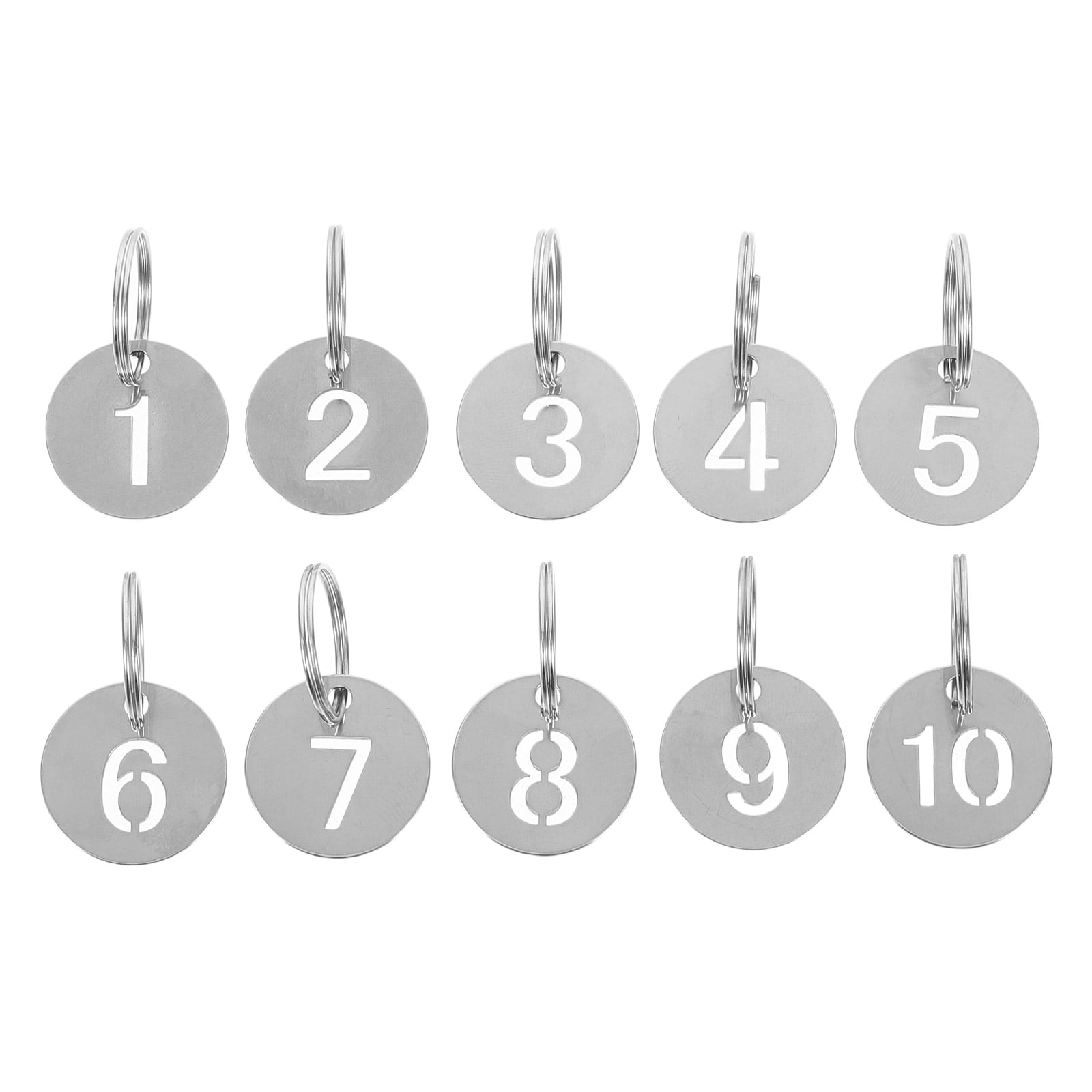 HOMEMAXS 10 Pcs Uniform Locking Pin Wall-mounted Storage Racks Number ...