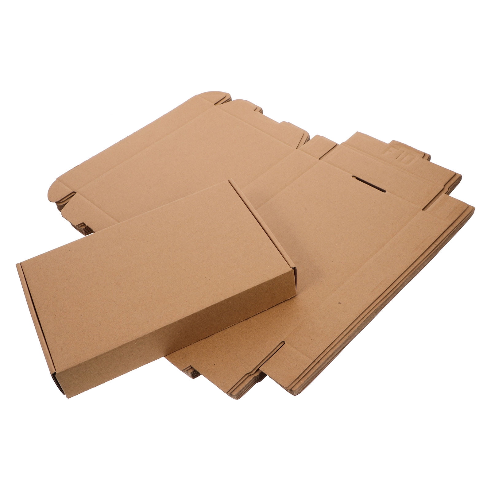 HOMEMAXS 10 Pcs White Small Business Shipping Boxes Kraft Paper ...