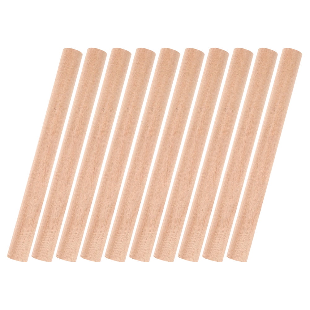 HOMEMAXS 10 Pcs Wood Craft Sticks Wooden Dowel Lattice Baking Mat Decor ...