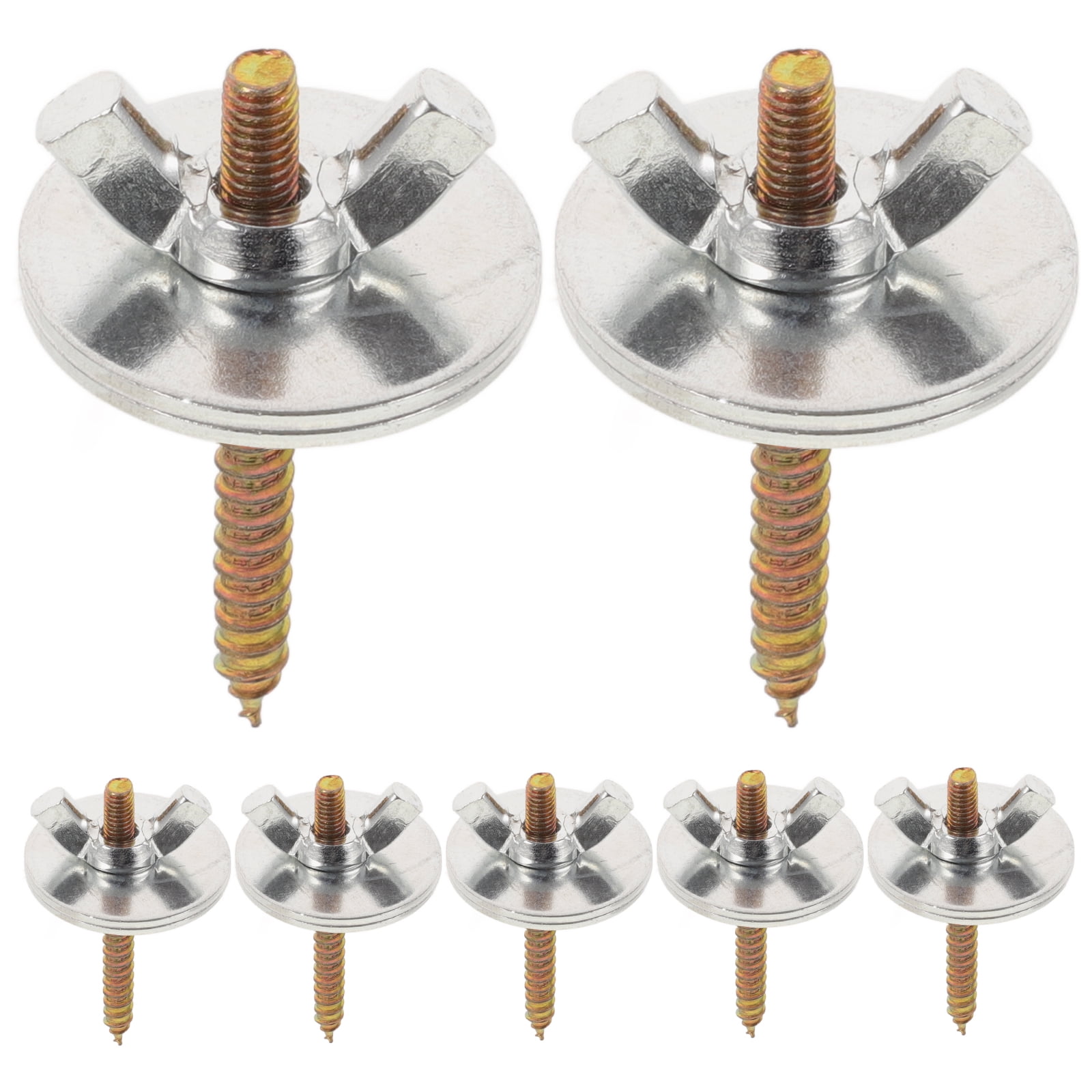 HOMEMAXS 10 Sets Adjusting Garden Plant Clips Outdoor Stand Screw ...