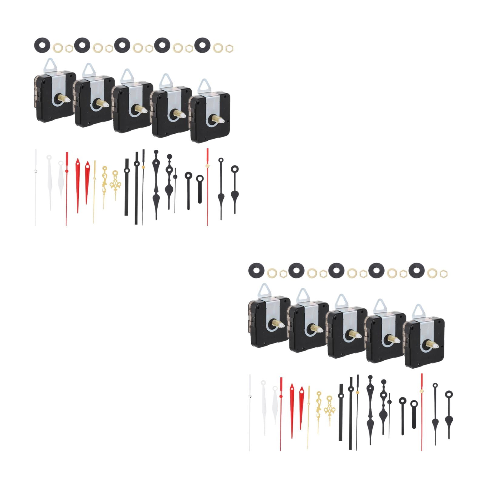 10 Sets DIY Clock Movement Replacement Pointer Clock Parts Practical ...