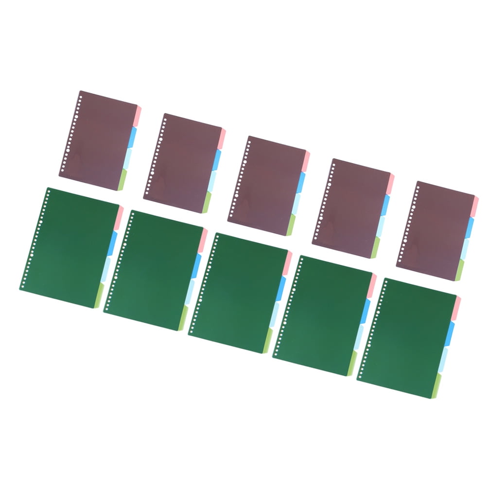 HOMEMAXS 10 Sets Index Separator Page Filing Cabinet Folders Monthly ...