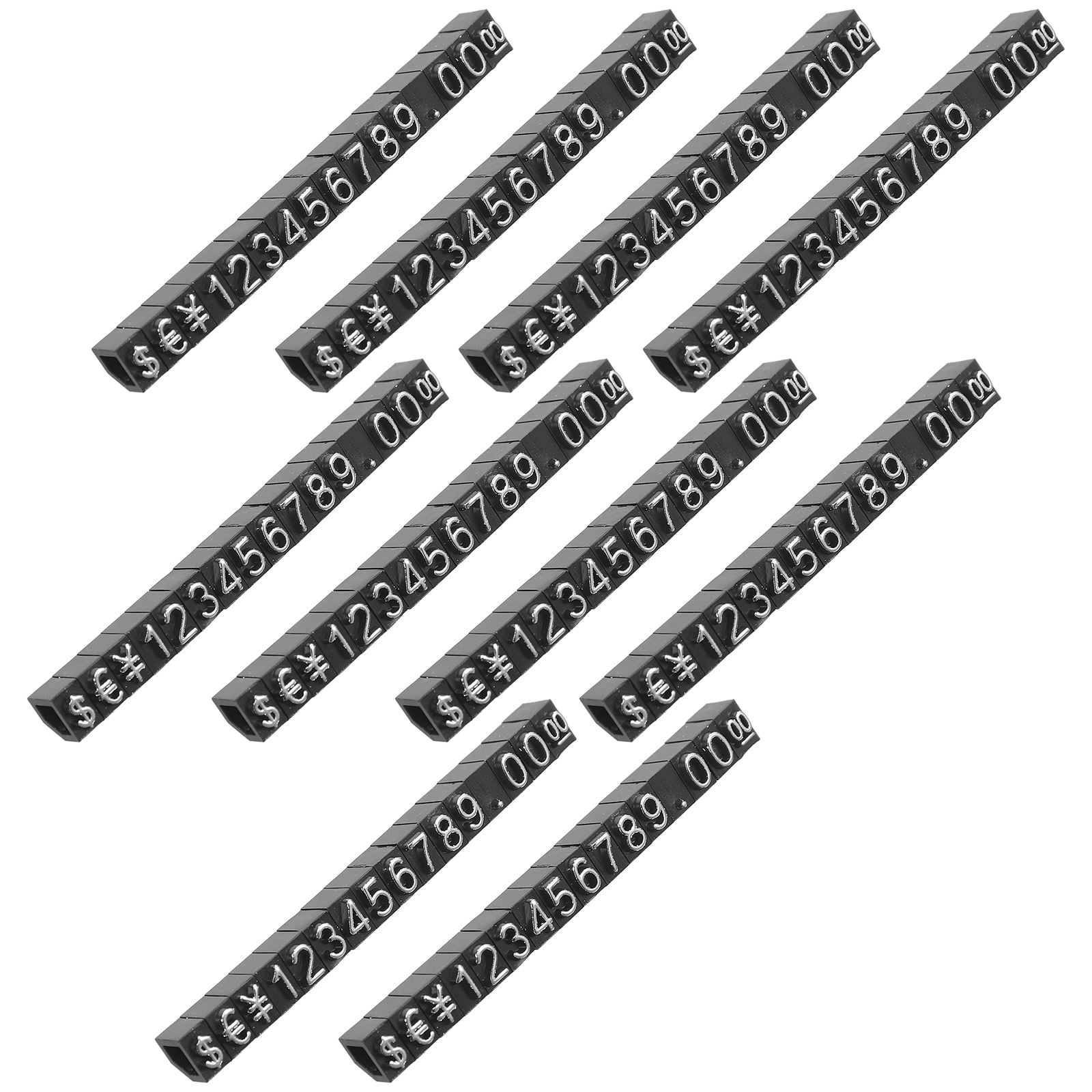 HOMEMAXS 10 Sets Price Display Cube Counter Stand for Tags Plastic ...