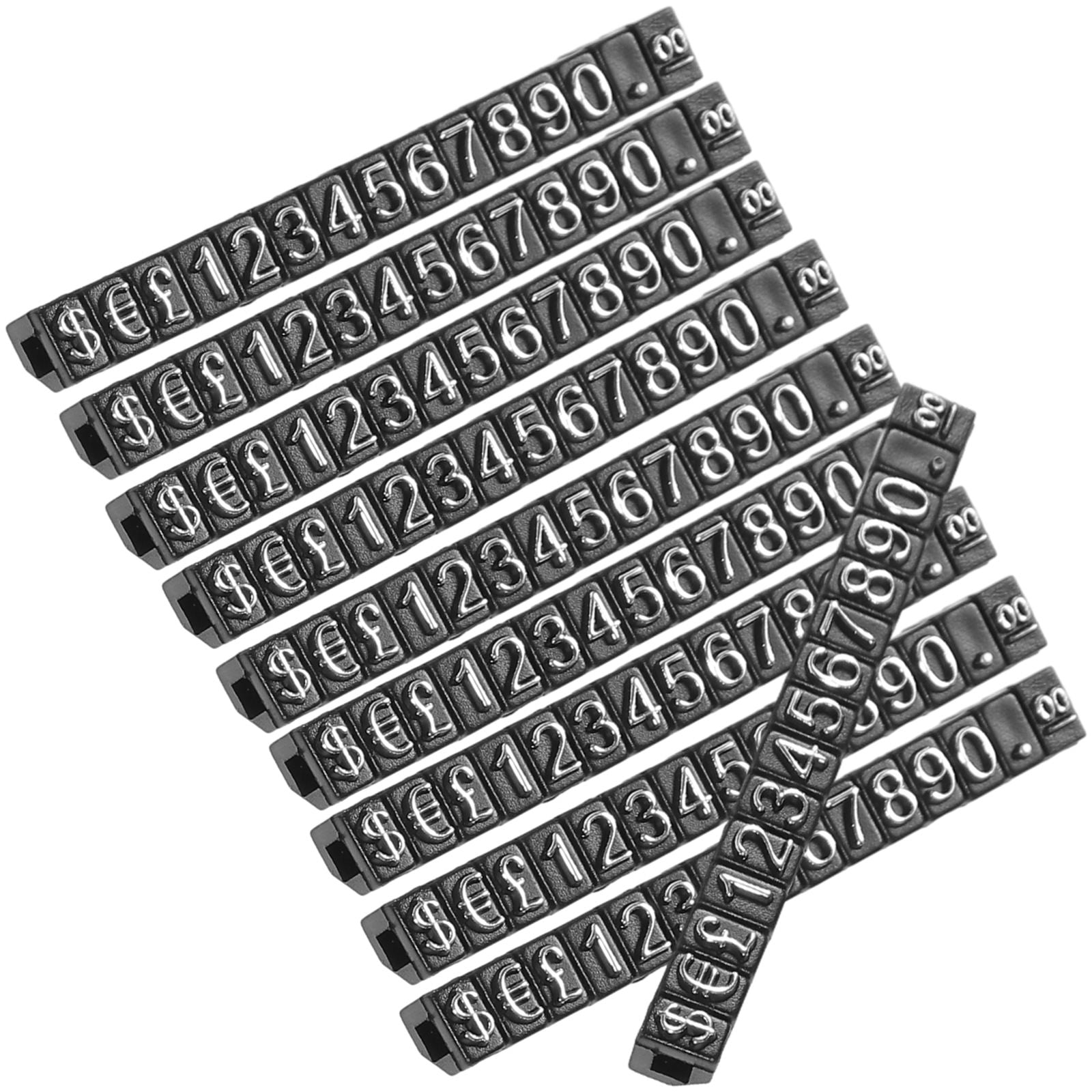 HOMEMAXS 10 Sets Price Tags for Jewelry Display Blocks Cube Labels Sale ...