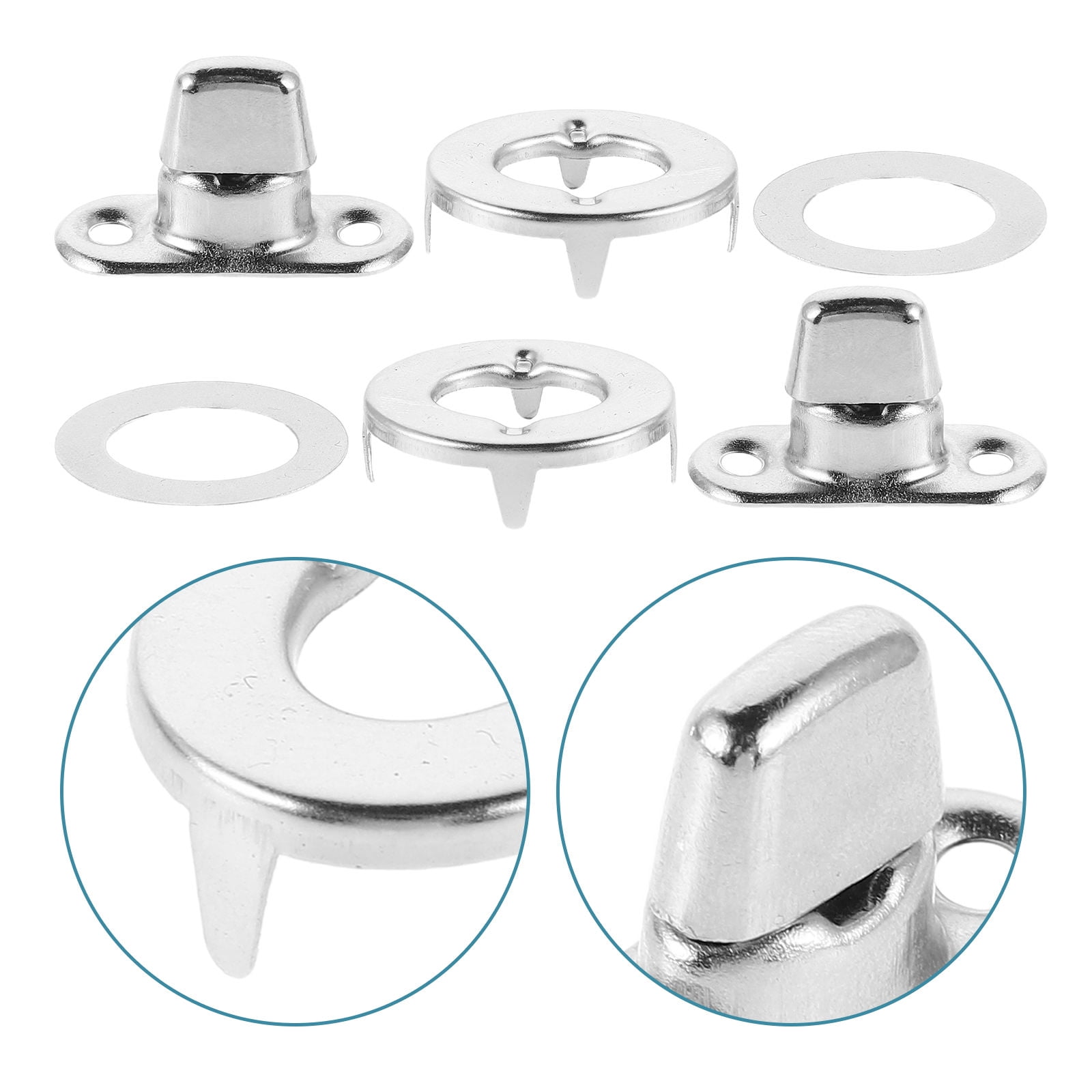 10 Sets Turn Lock Metal Handbag Lock Handbag Fasteners Hardware Turn ...