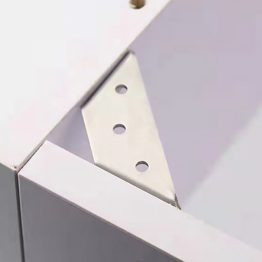 HOMEMAXS 10 Sets of Corner Support Braces Cabinet Brackets Furniture ...