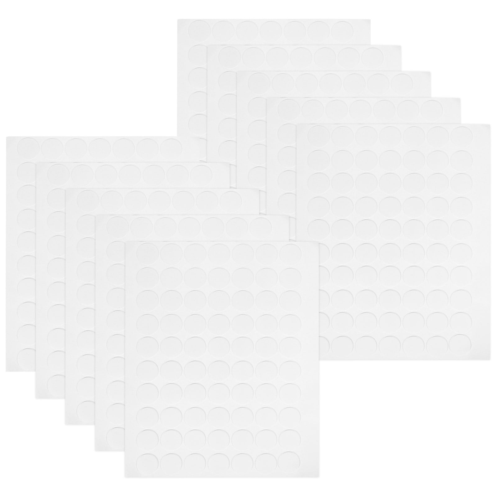 HOMEMAXS 10 Sheets Double Sided Sticky Dots Removable Round Dots ...