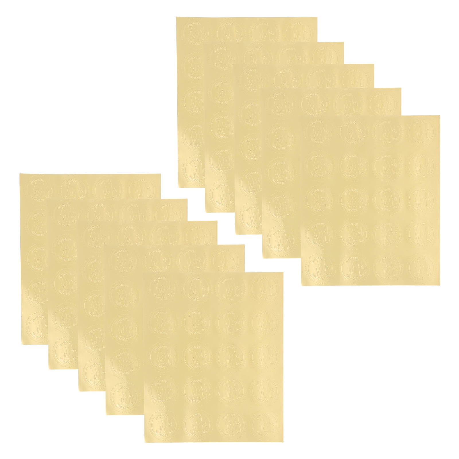 HOMEMAXS 10 Sheets Embossed Graduation Cap Stickers Self-Adhesive Seals ...