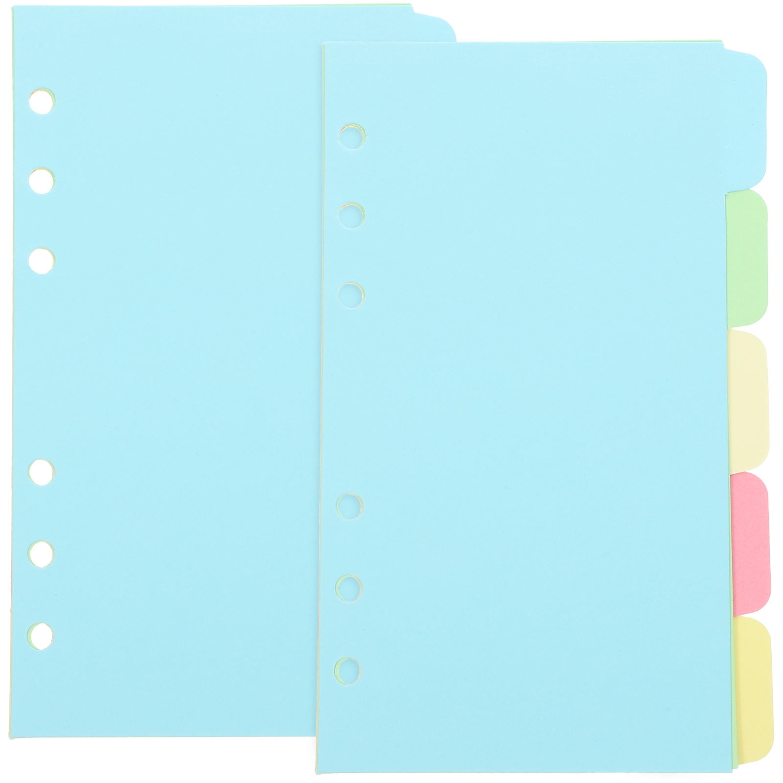 HOMEMAXS 10 Sheets Office Binder Book Dividers Detachable Binder Tabs ...