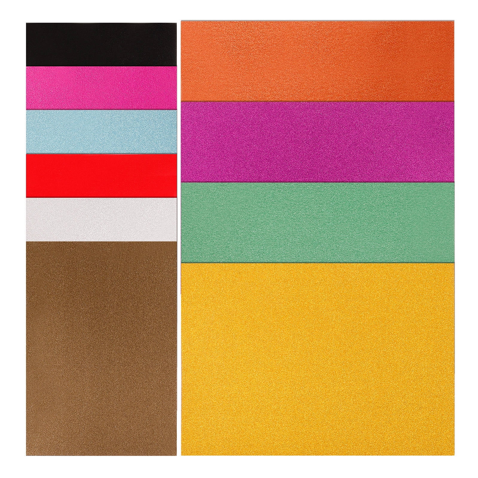 HOMEMAXS 10 Sheets Sparkly Paper for Card Making Glitter Cardstock ...