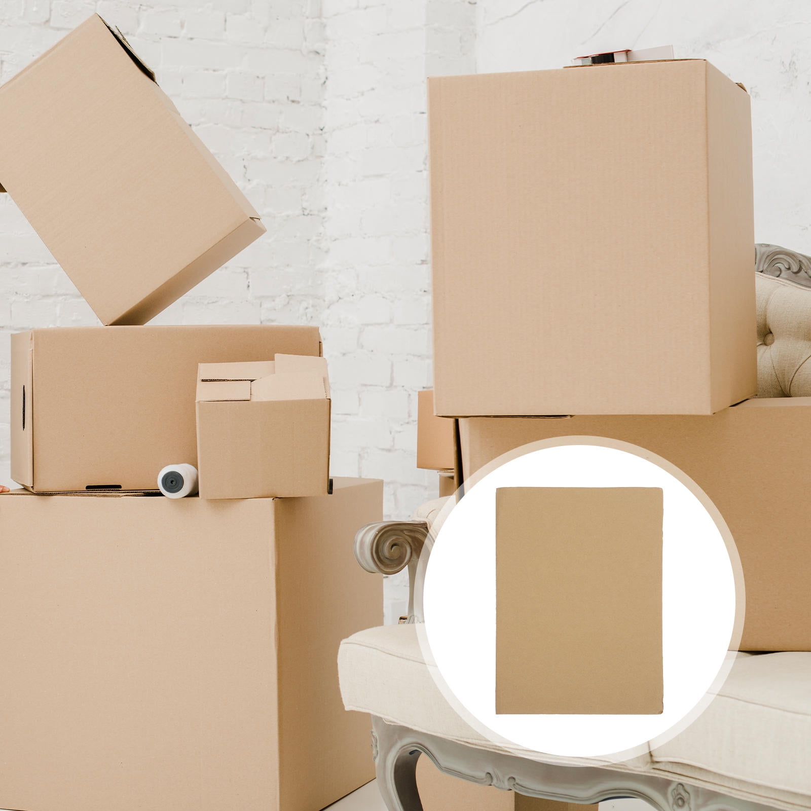 HOMEMAXS 10 Sheets White Tissue Paper Moving Boxes Cardboard Large ...