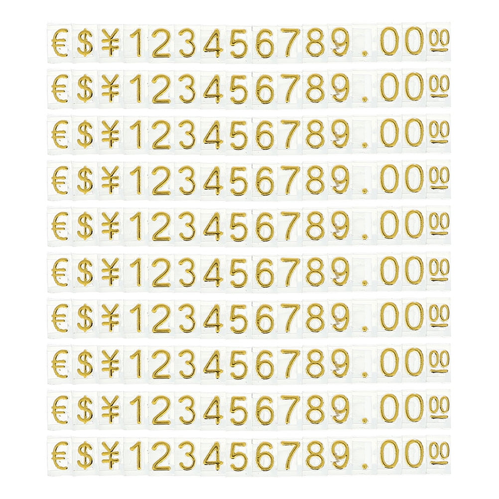 HOMEMAXS 10 Strings Price Displaying Cube Counter Stand Price Tag ...