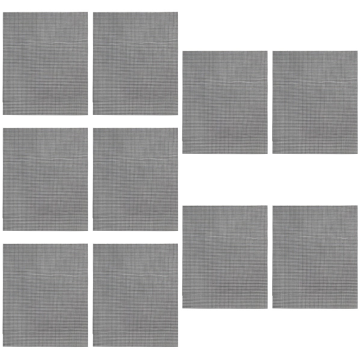 HOMEMAXS 10 pcs Barbecue Mesh Grill Mats Outdoor Reusable Barbecue Pads ...