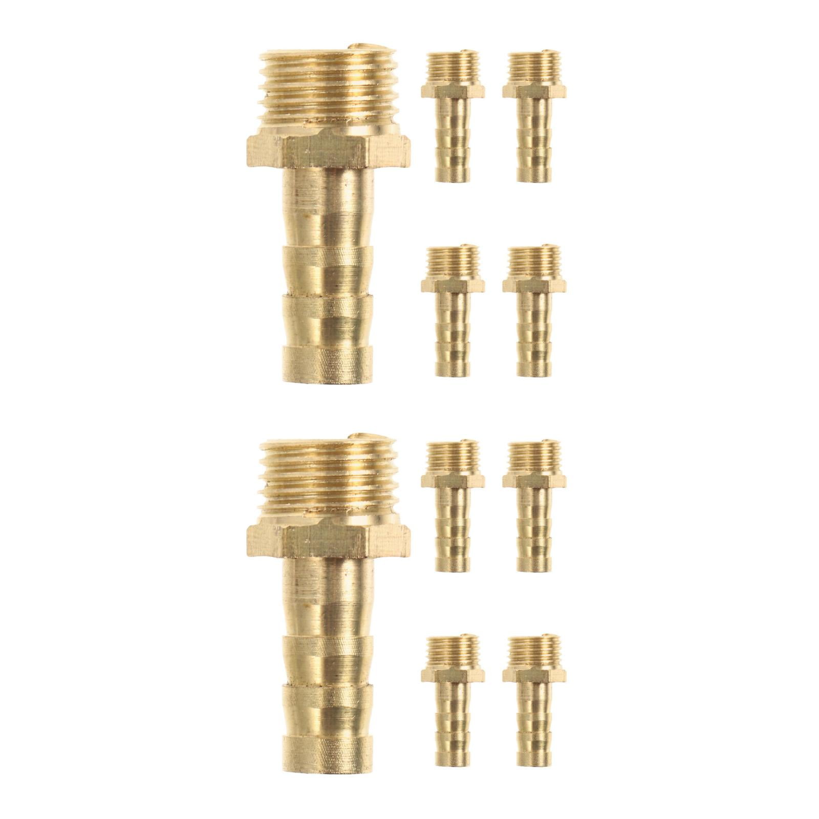 HOMEMAXS 10 pcs Gas Pipe Adapter Hose Repair Kit Hose Fittings And ...