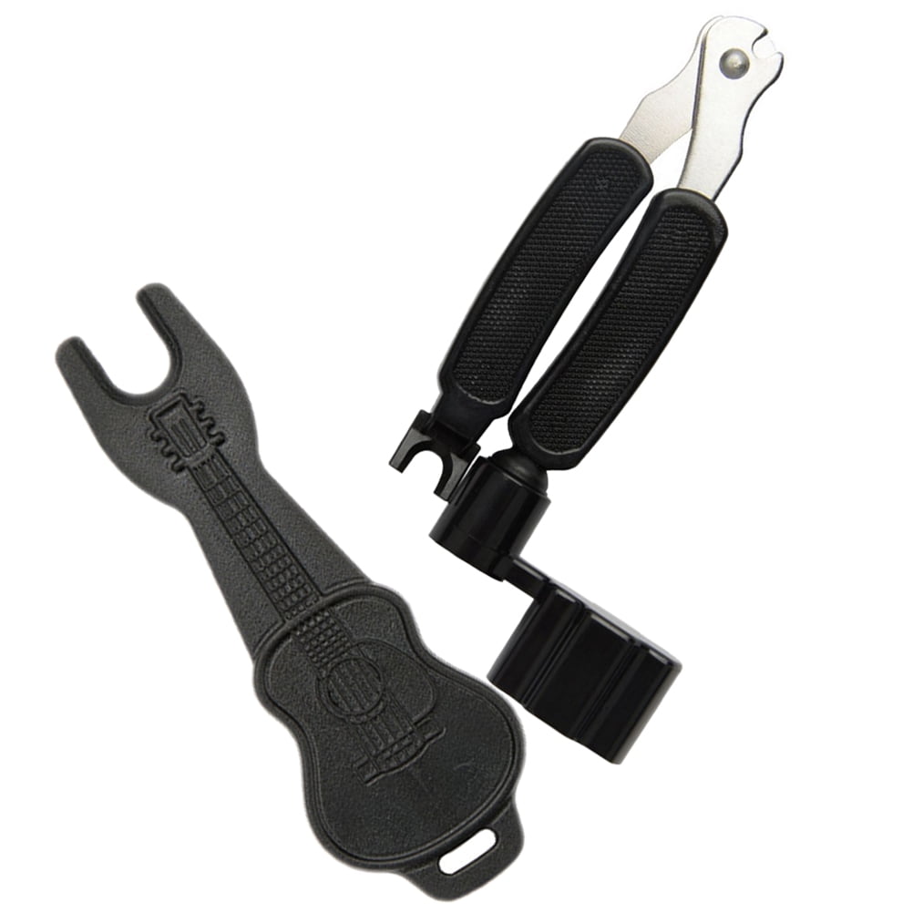 10 pcs Guitar String Cutter Bridge Pin Puller Bass String Reeling Tool ...