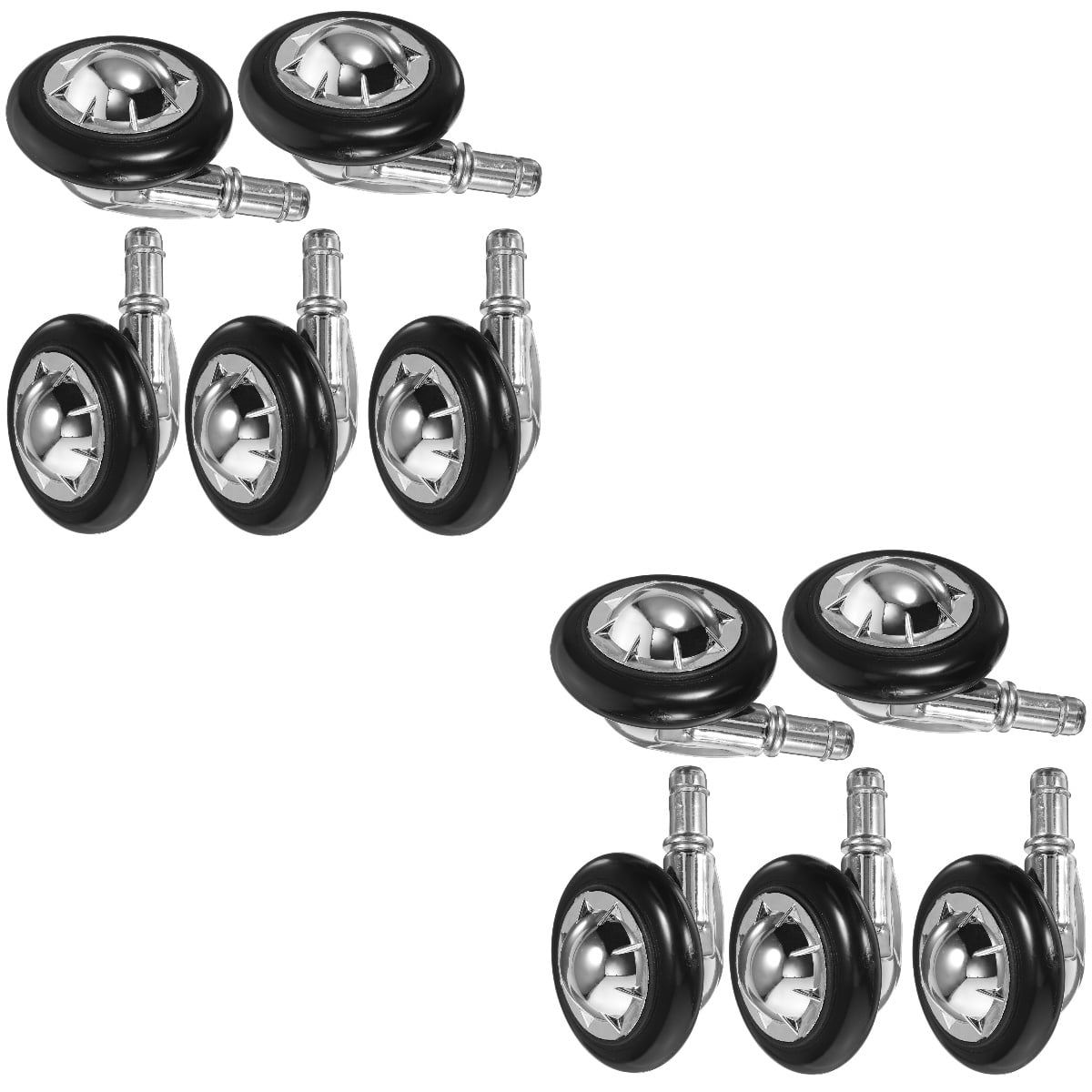 HOMEMAXS 10 pcs Home Replacement Chair Wheels Furniture Chair Casters ...