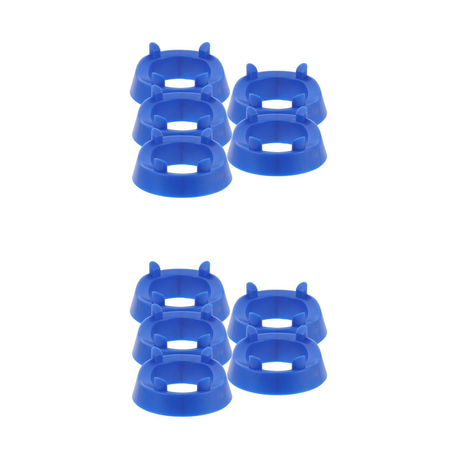 HOMEMAXS 10 pcs Plastic Basketball Stand Rugby Rack Balls Display Stand ...