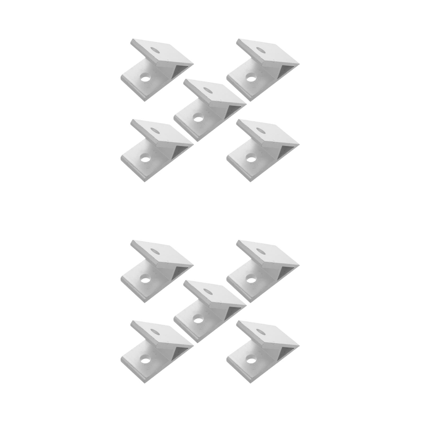 HOMEMAXS HOMEMAXS 10 pcs Aluminum Extrusion Profile Angle Brackets and ...