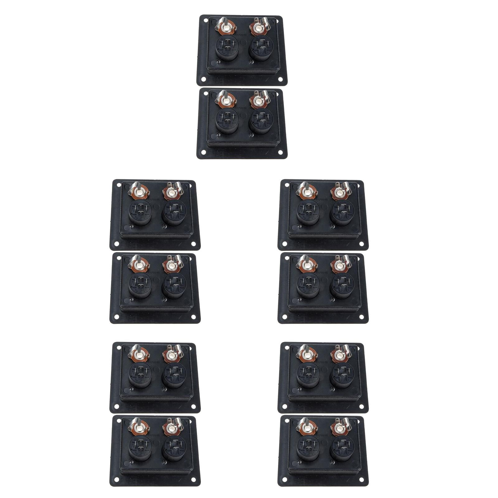 HOMEMAXS 10 pcs Square Shape Double Binding Post Type Speaker Box ...