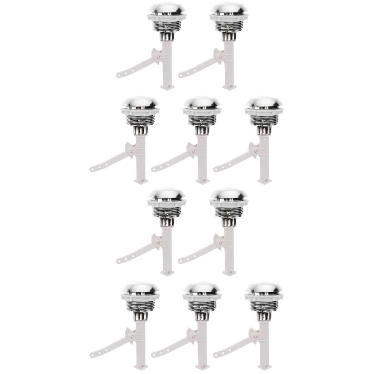 HOMEMAXS 10 pcs Toilet Water Tank Flushing Push Button Single Flushing ...