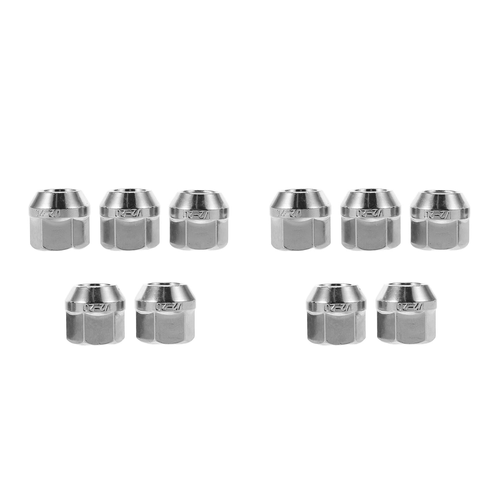 HOMEMAXS 10 pcs Wheel Studs And Lug Nuts Car Hub Modification Open ...