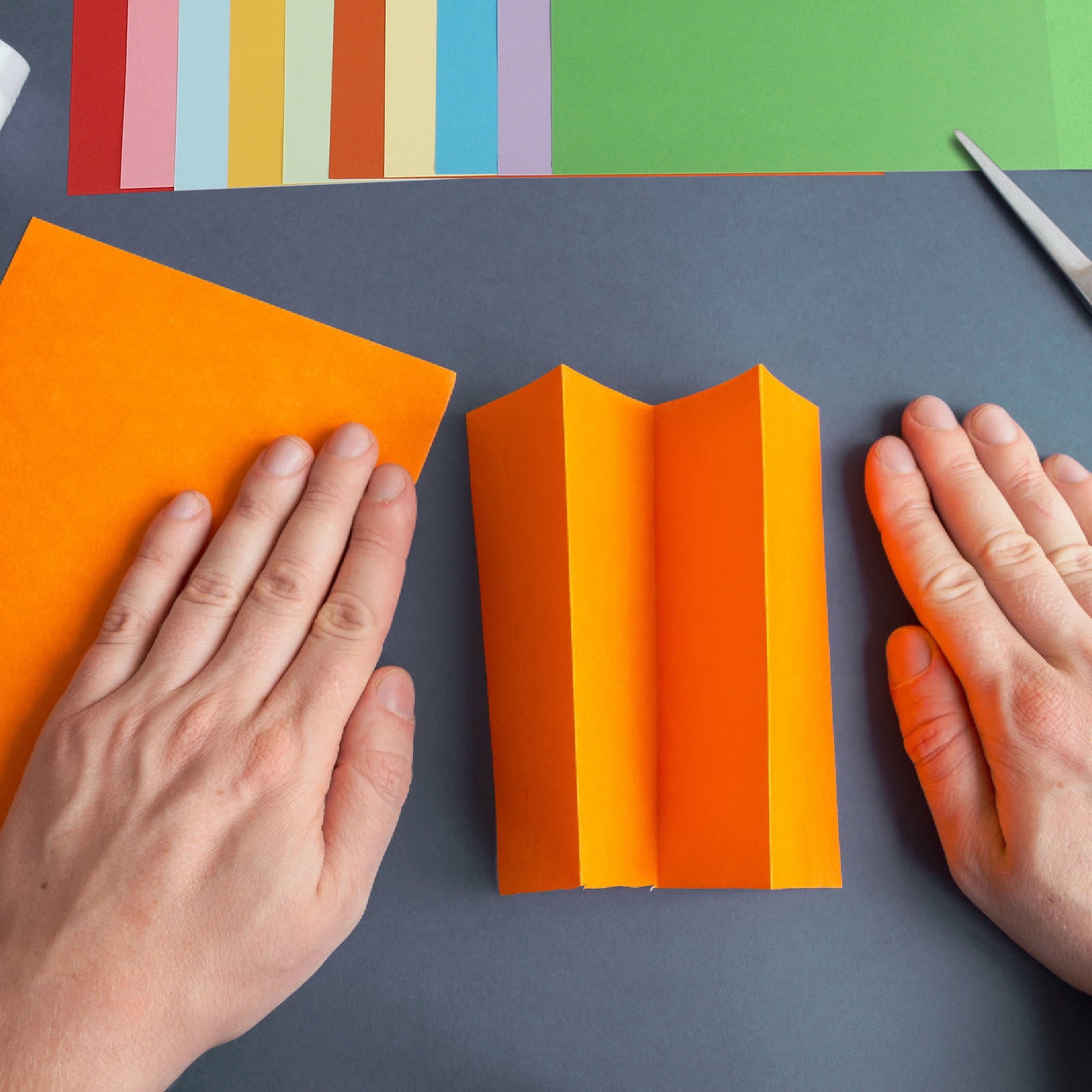 HOMEMAXS 100 PCS Assorted Child Children's Colored Paper Hand Craft ...