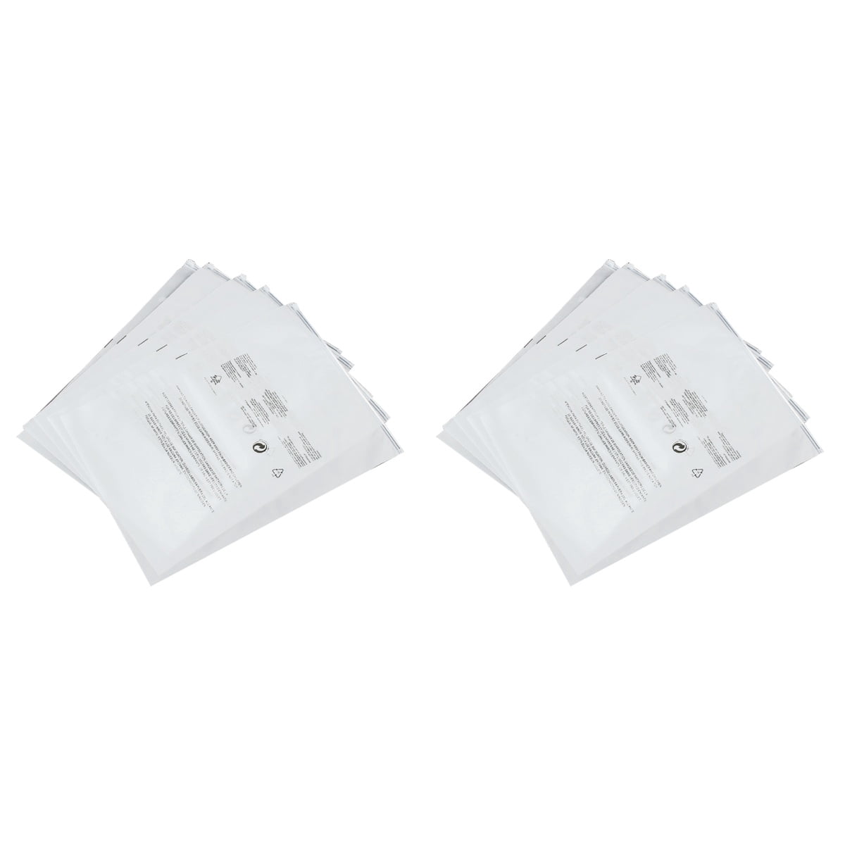 100 PCS Clothes Bags Matte Plastic Pouch Bread Loaf Bags for Clothing ...