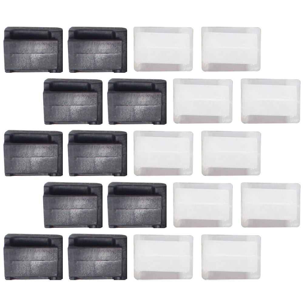 HOMEMAXS 100 Pcs Adhesive Mounts Adhesive-Backed Cable Tarp Wire Ties ...