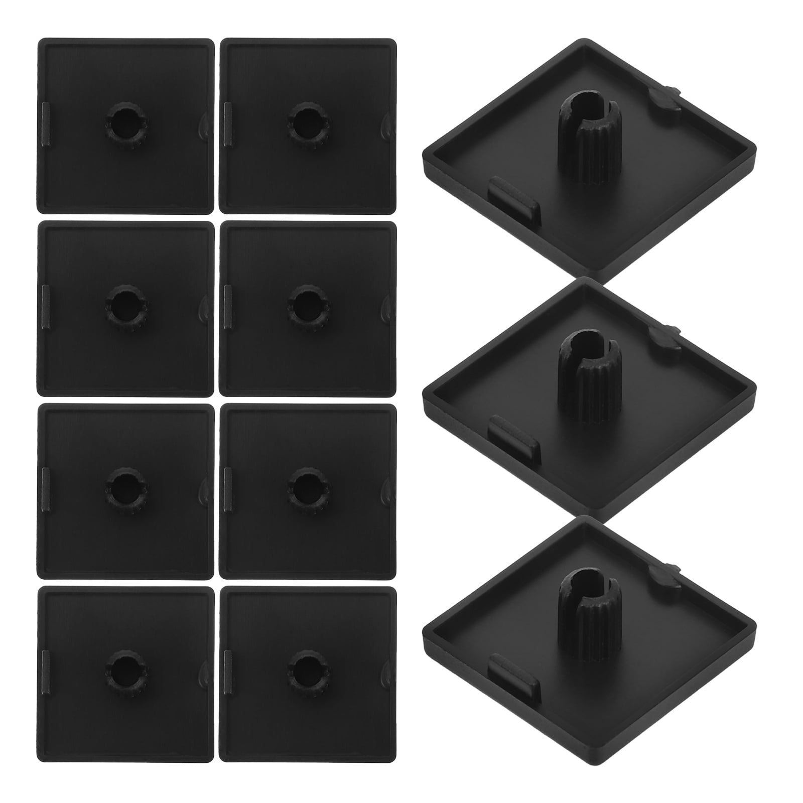 HOMEMAXS 100 Pcs Aluminum Profile Cover Compatibility with Profiles ...