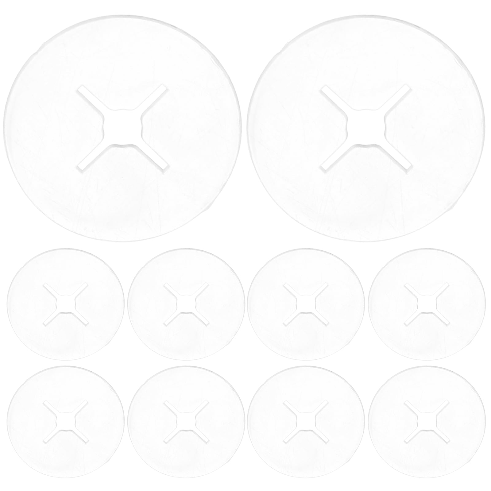 100 Transparent PE Pegboard Hook Stoppers for Daily Use Locking ...