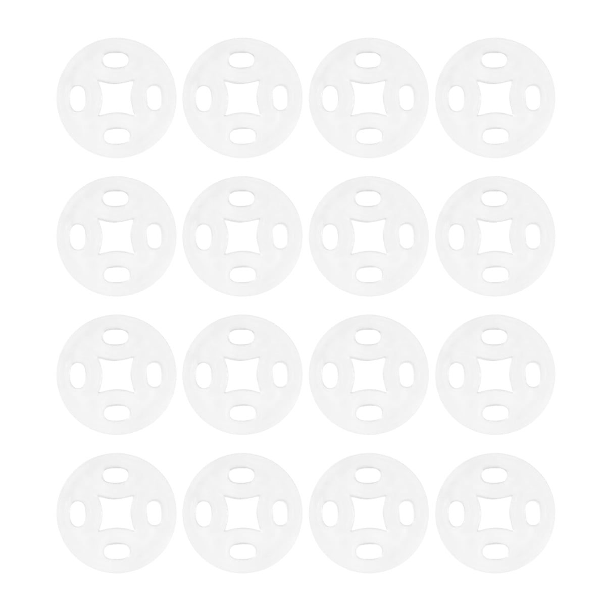 HOMEMAXS 100 Pcs Clear Button Invisible Snaps Threaders Pins Women's ...