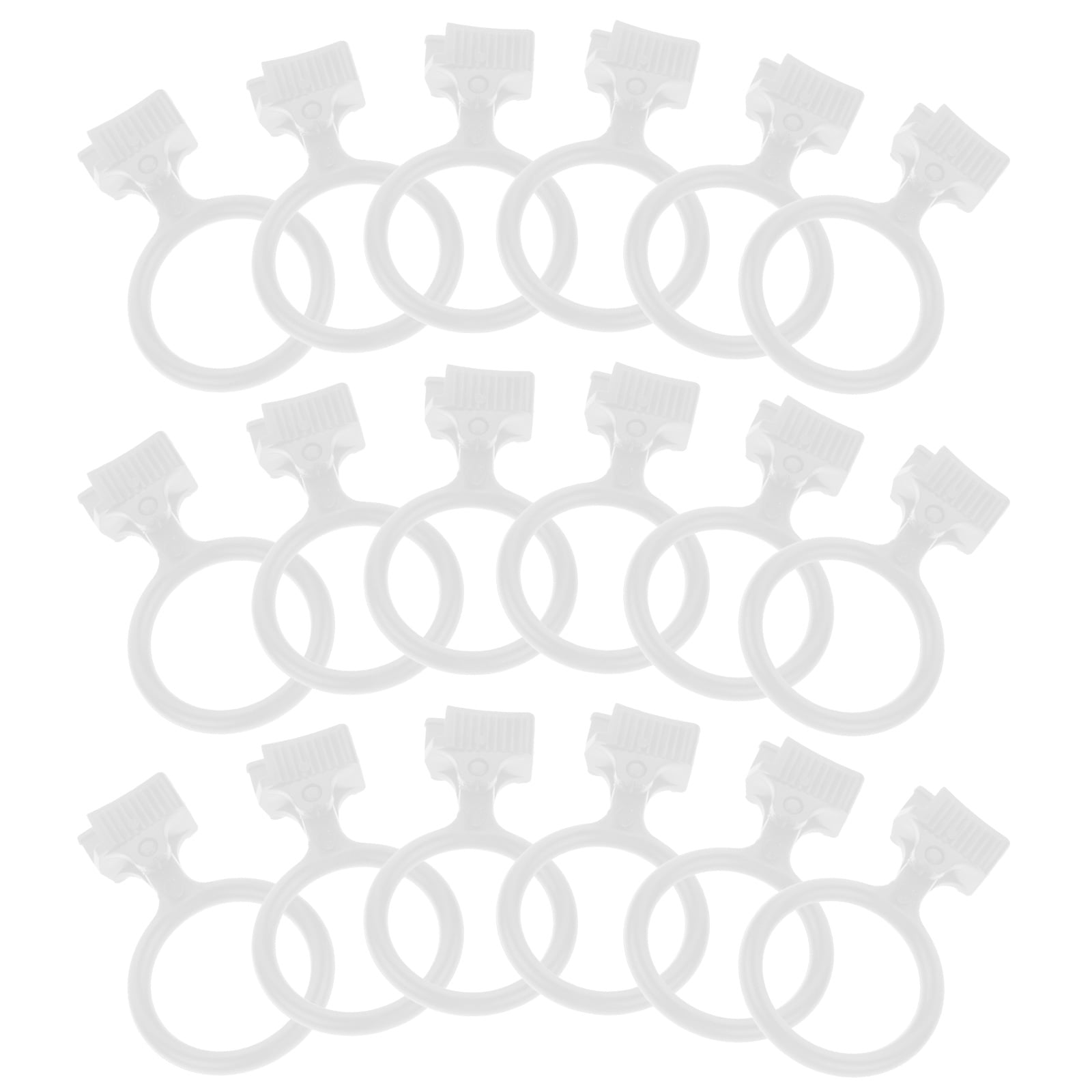 HOMEMAXS 100 Pcs Detachable Zipper Heads Fixers Universal Pullers White ...