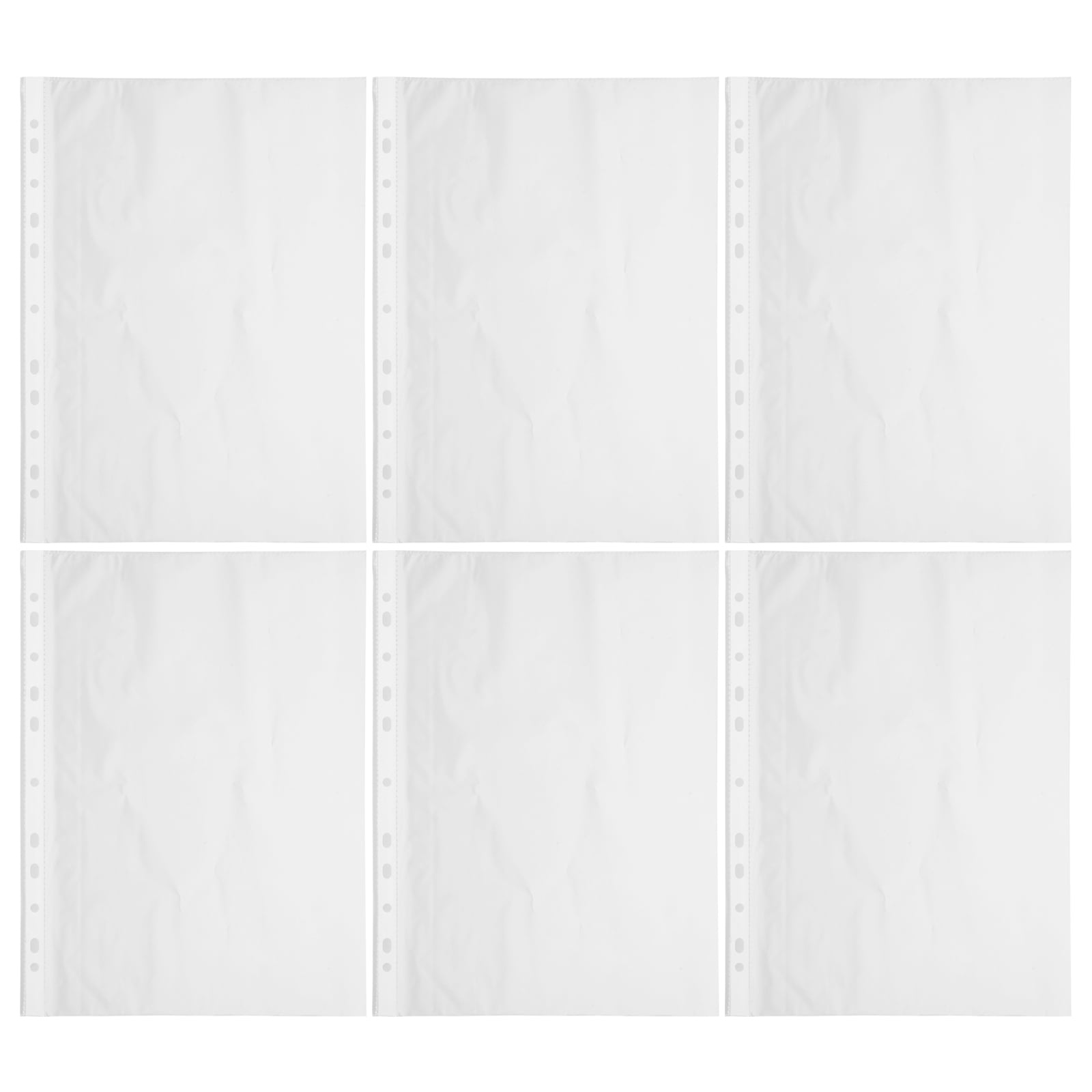 HOMEMAXS 100 Pcs Documents Transparent Clear Album Binder Dividers ...