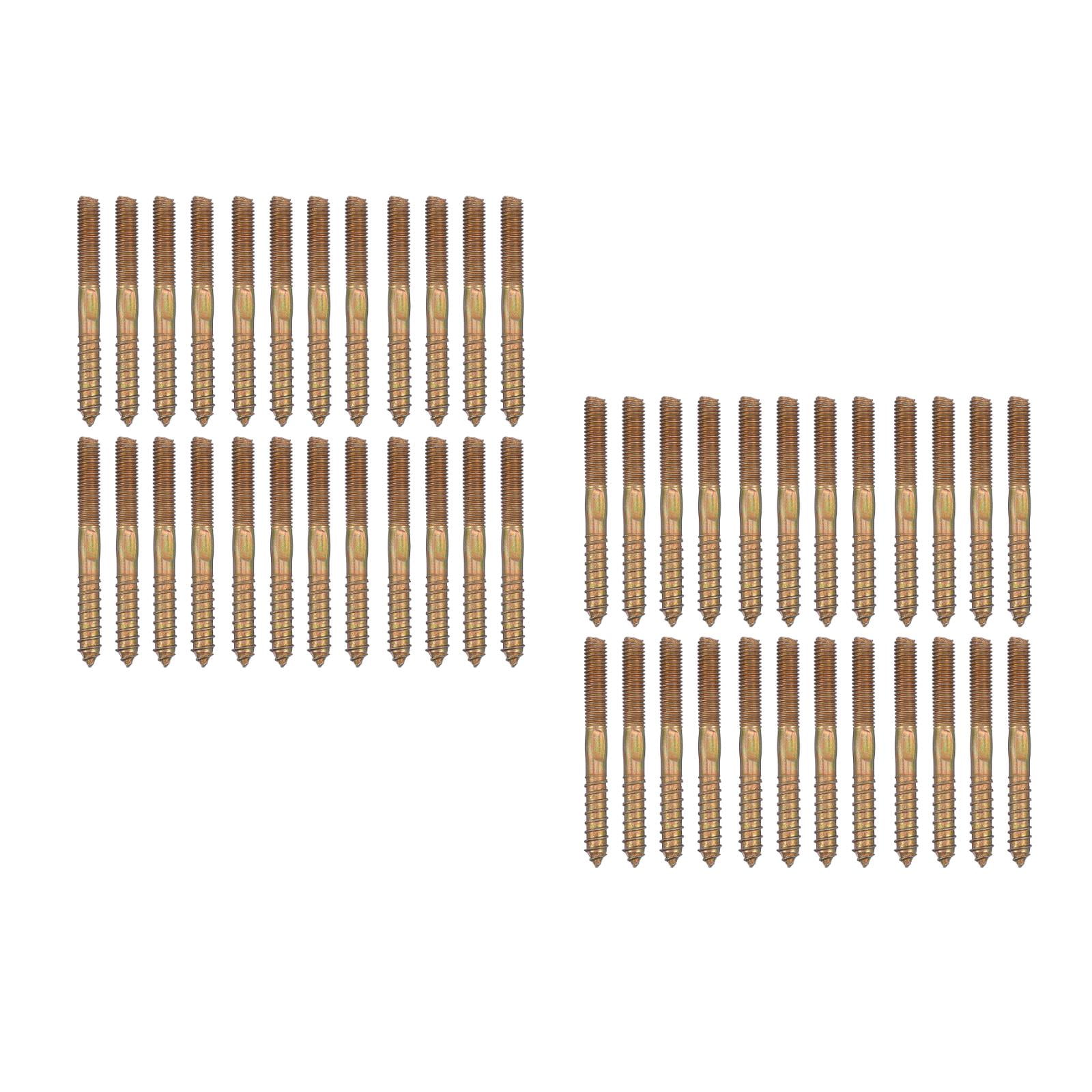 100 Pcs Double-Headed Thread Self-Tapping Screws Self-Attack Bolt Screw ...