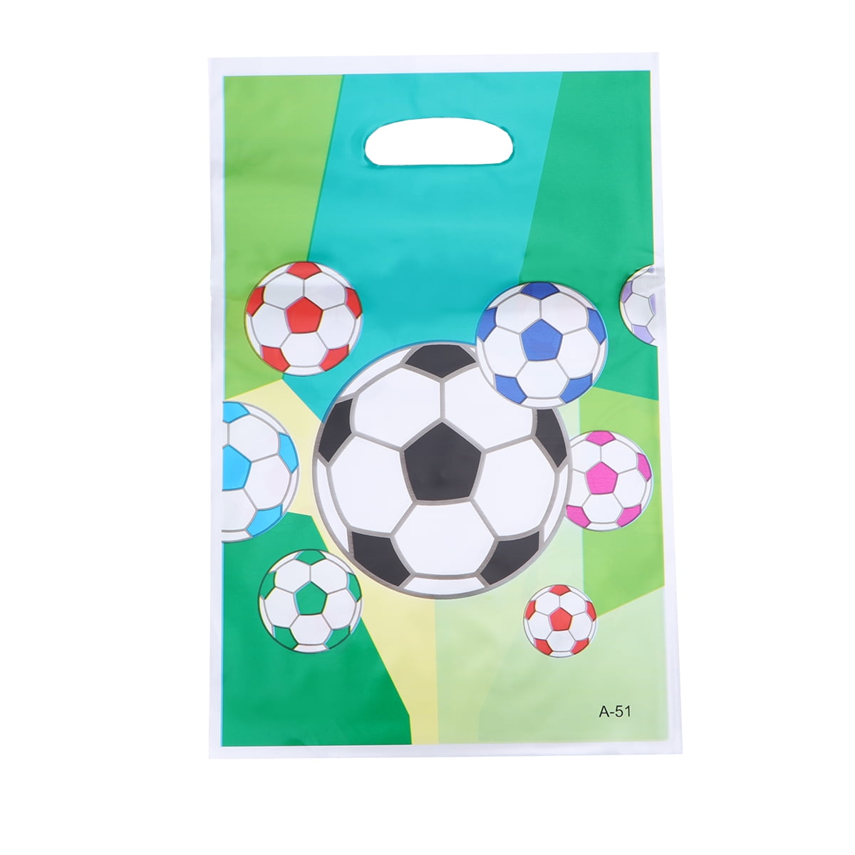 100 Pcs Football Candy Party Favor Bags Themed Gift Soccer Pattern ...